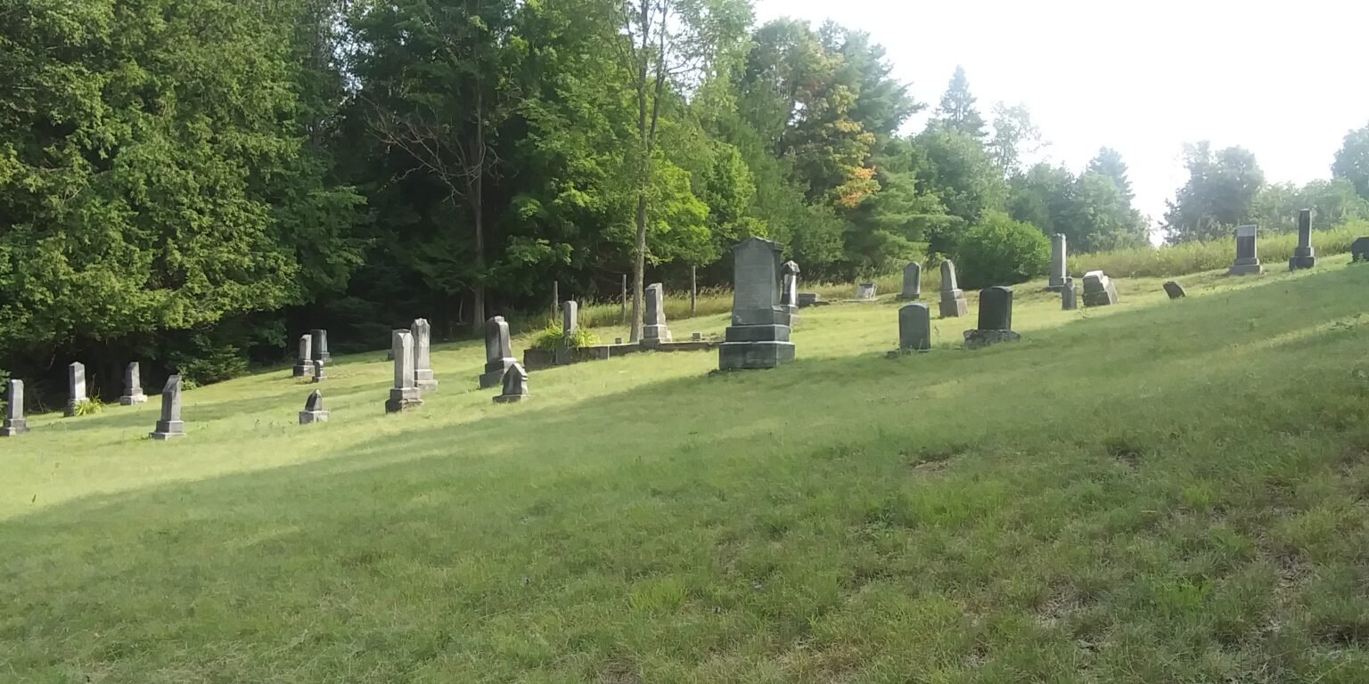 Salem Cemetery, Rose Island Road, Coe Hill, Ontario | Gillespie Family ...
